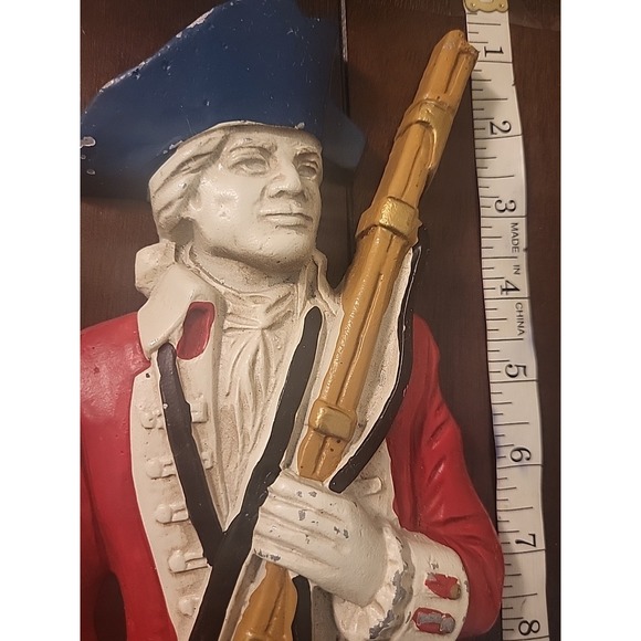 Art | Vintage Revolutionary War Soldier Wall Hanging Plaque Figurine ...